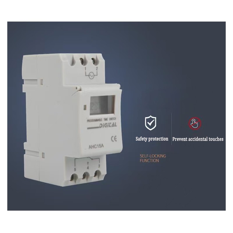 15A Electronic Digital Timer Switch Relay Timer Control 220V 12V 24V ...
