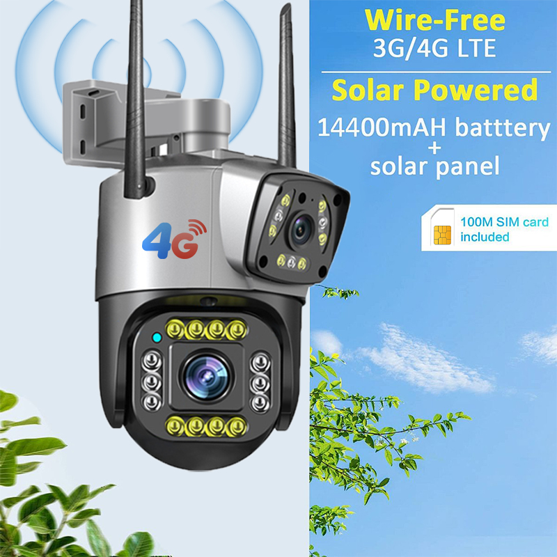 Franwell V380 12MP V10 4G Sim Card Waterproof CCTV Wireless Outdoor PTZ ...