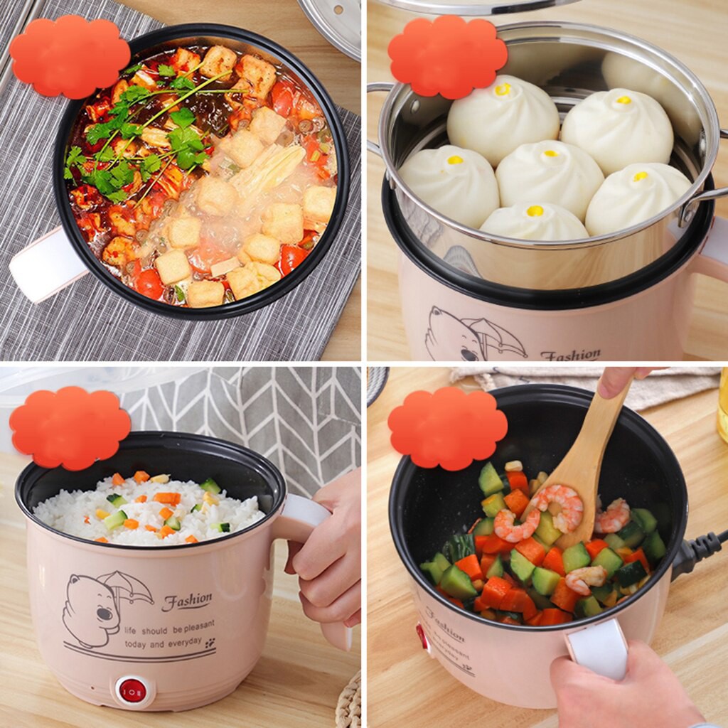1.8L Multi-Function Electric Cooker With Non-Stick Pot Compact Multi ...