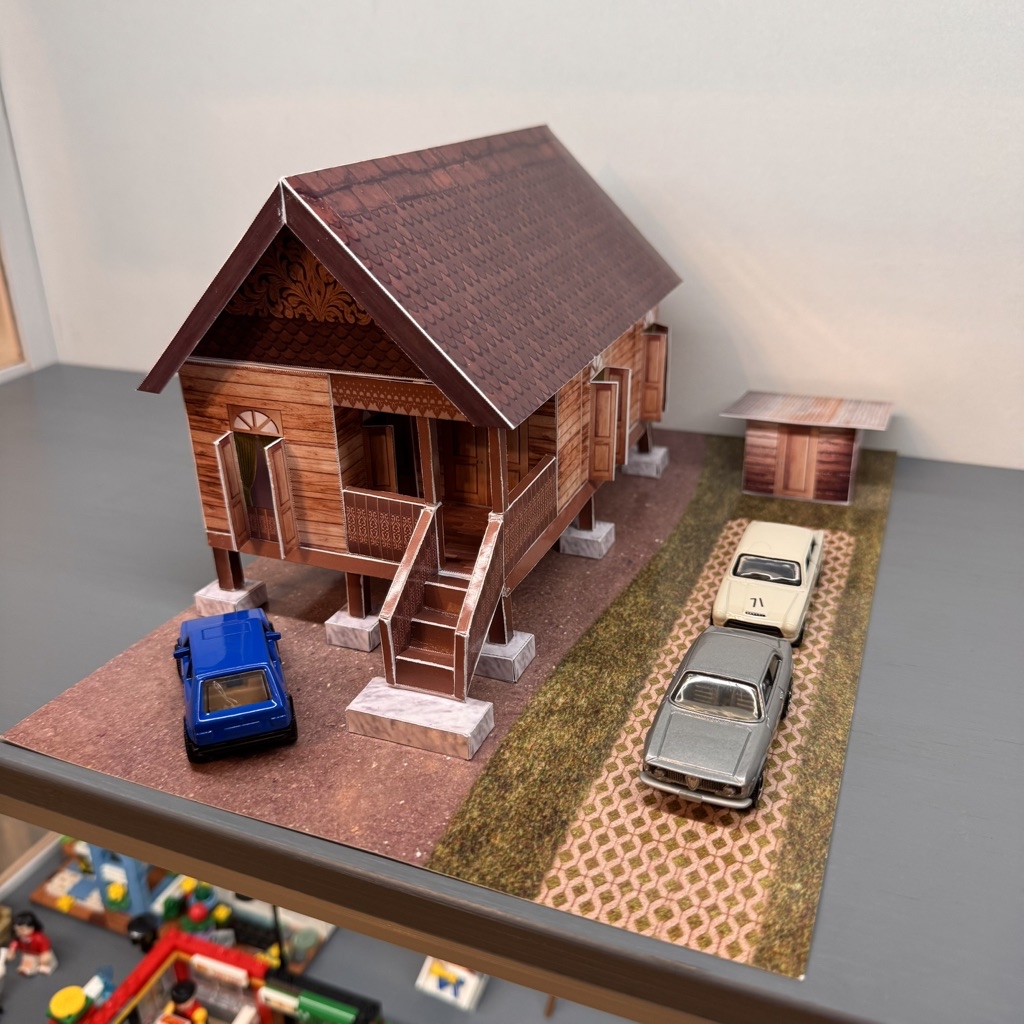 Papercraft Diorama Scale 1:64 - Rumah Melayu Klasik | Shopee Malaysia