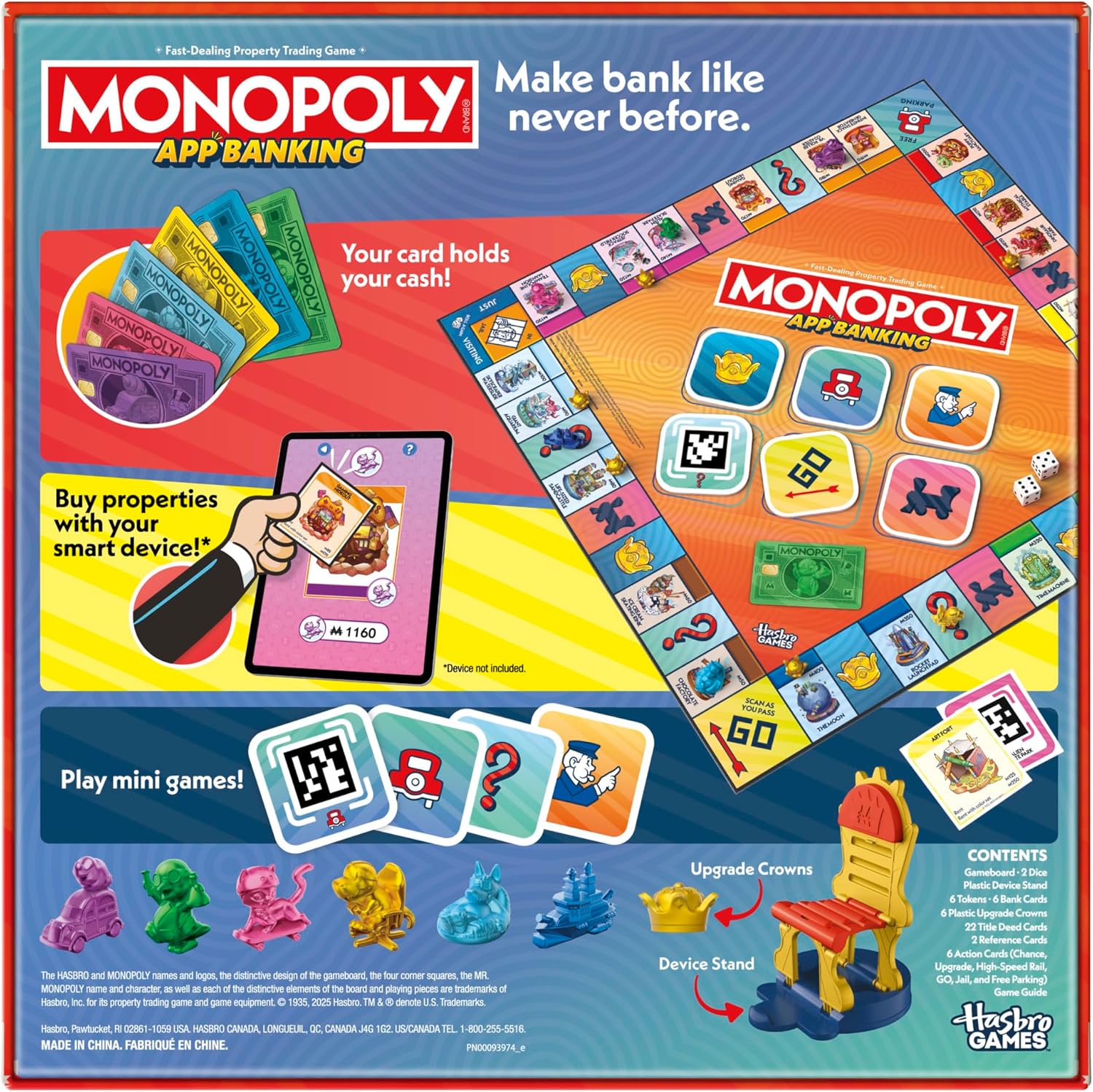 Monopoly App Banking Board Game (Original) - App-Enabled Game, Links to ...