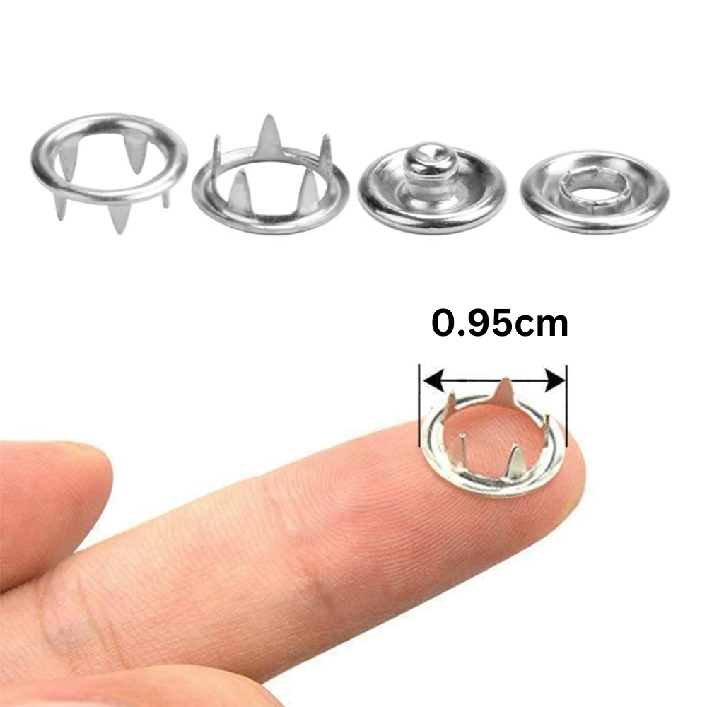 Snap Button Plier Metal 9.5mm Snap Button Set Snap Button Fastener DIY ...