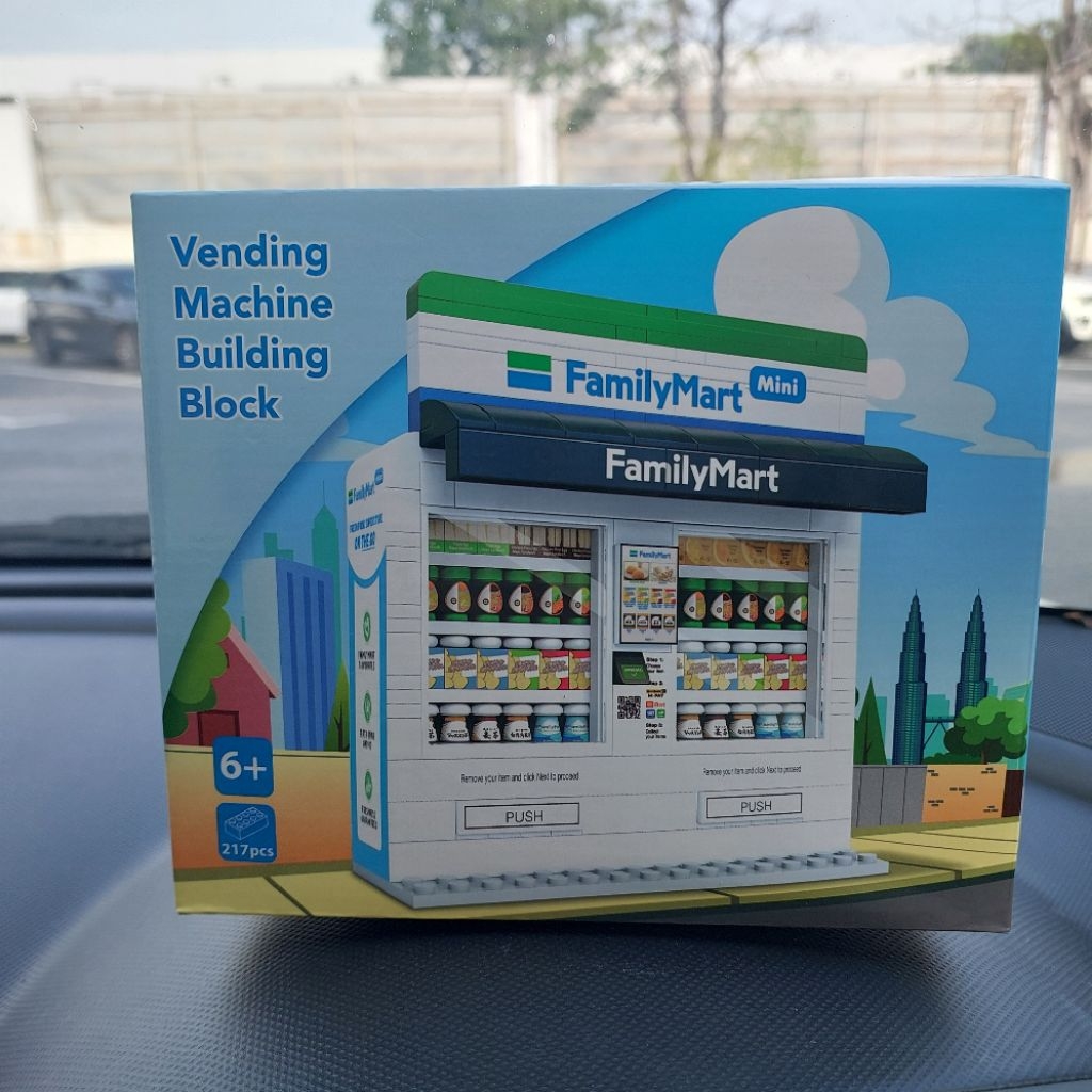 Family mart limited edition Vending machine building block | Shopee ...