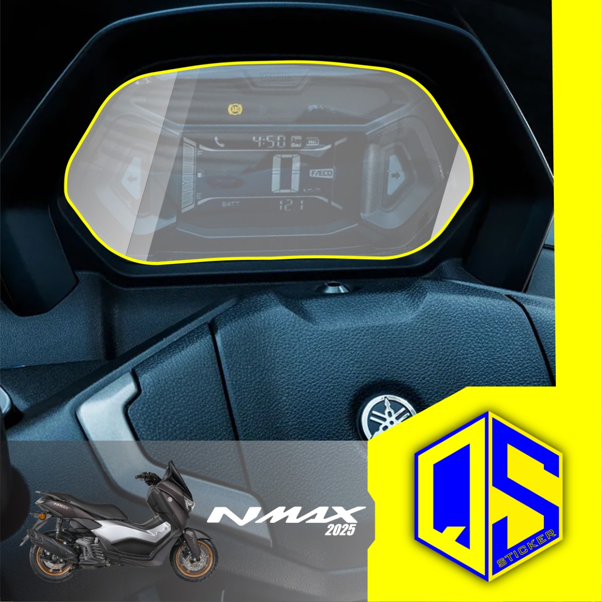 Yamaha Nmax V1 V2 V3 Meter Tinted Headlamp Tinted Screen Protector PPF ...