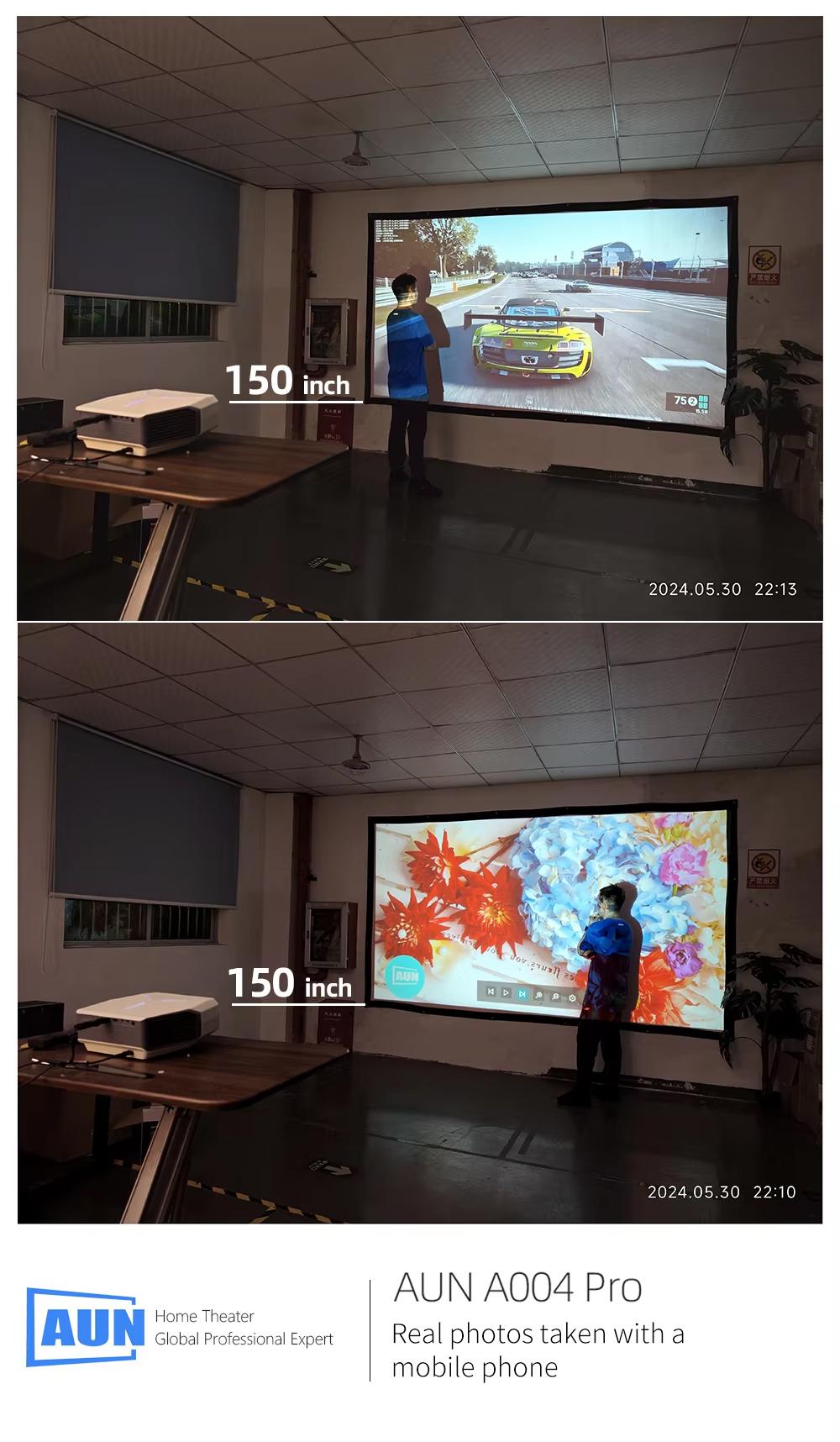 projector mini portable for phone With Bluetooth Home projector for ...