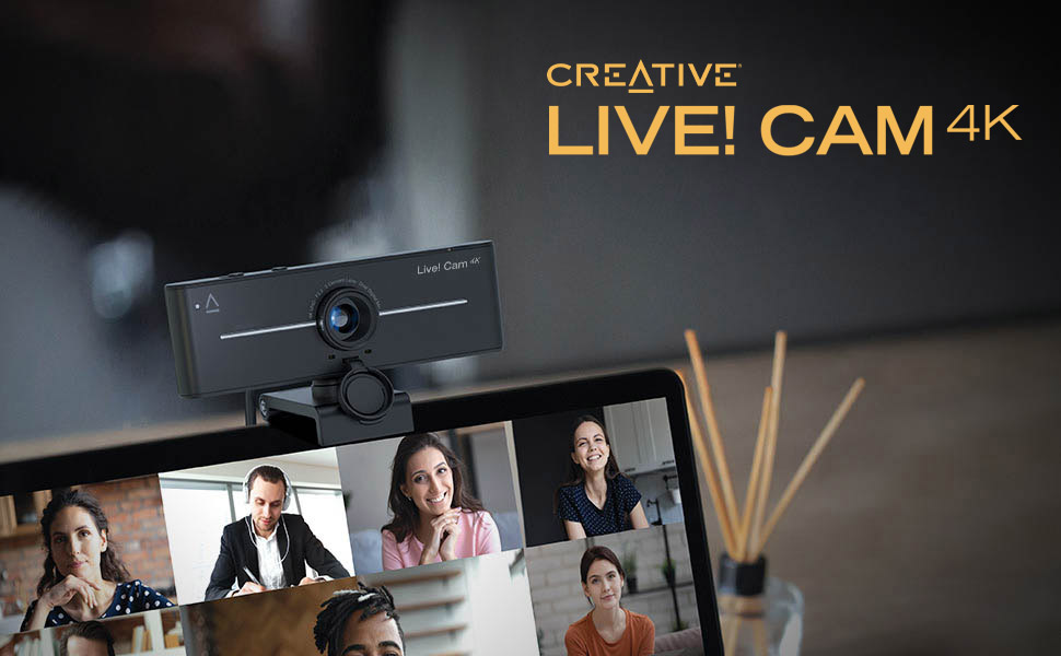 Creative Live! Cam 4K - 4K UHD Webcam with Backlight Compensation ...