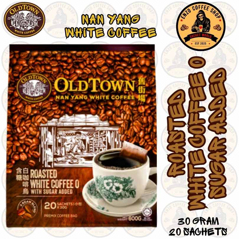 OLDTOWN IPOH NAN YANG WHITE COFFEE ROASTED WHITE COFFEE O SUGAR ADDED ...
