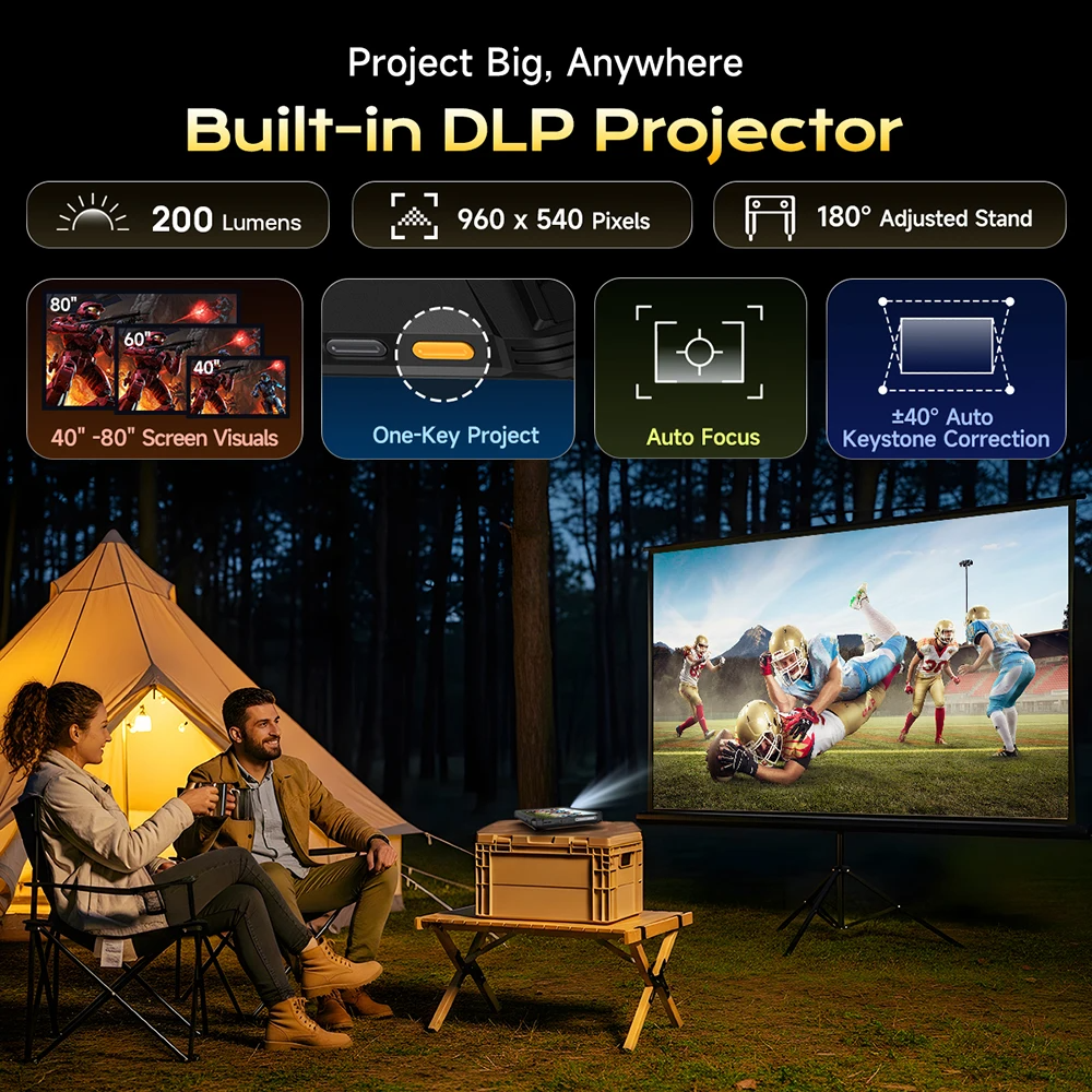 Ulefone Armor Pad 5 Ultra 5G Rugged Tablet Portable Projector 200LM ...