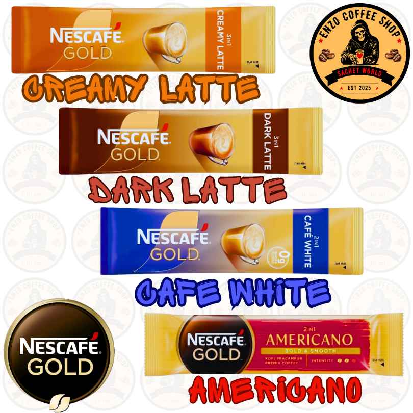 Nescafe Gold - Creamy Latte, Bold Latte, Cafe White - Instant Coffee ...