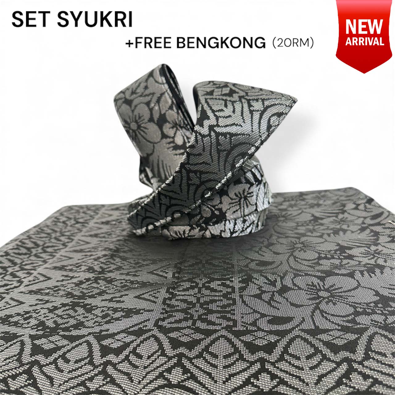 SET TANJAK MELAYU SONGKET (TANJAK , SAMPIN , BENGKONG) 2 Meters ...