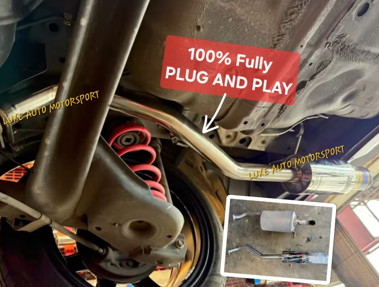 Honda City Gn2 / Gn5 / Gm6 Revo Exhaust Sport Muffler(Titanium) XPOWER ...