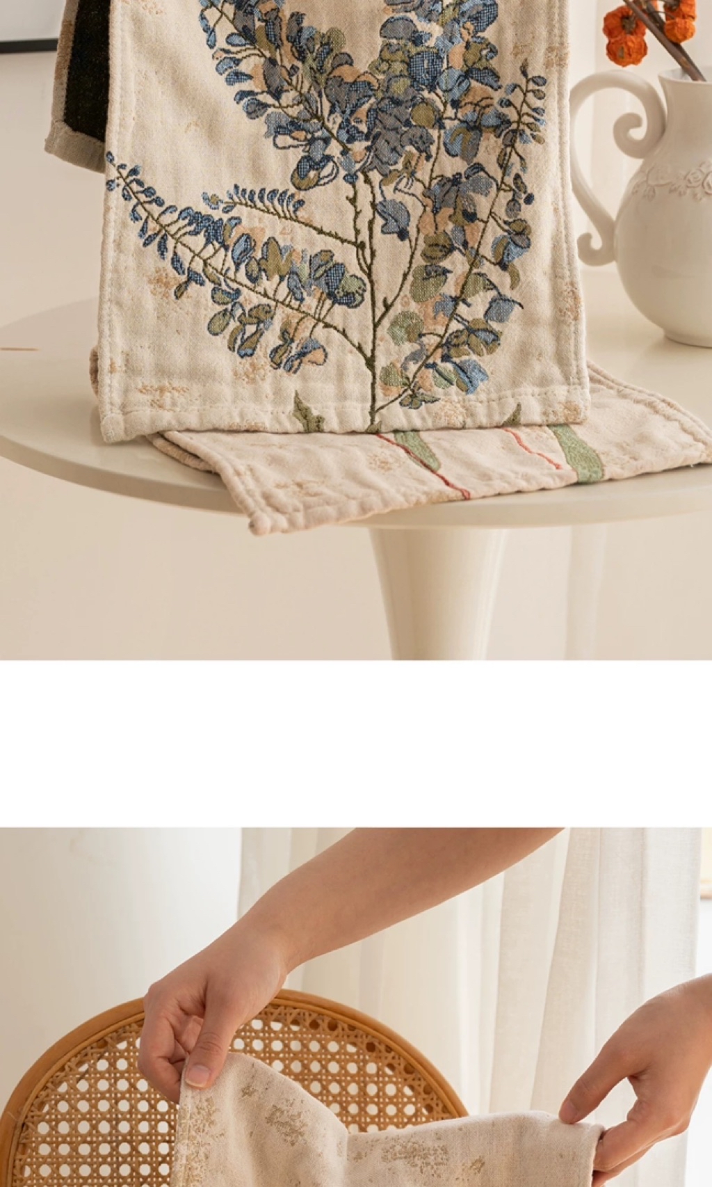 [READYSTOCK] 100% Pure Cotton Towel Original Pure Cotton Indigo Dyed ...