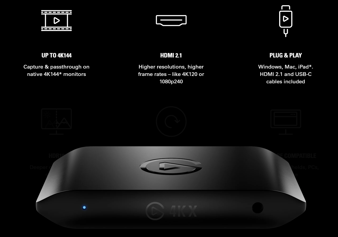 Corsair Elgato Game Capture 4K S for PS5, Xbox Series X/S, Switch 2, PC ...