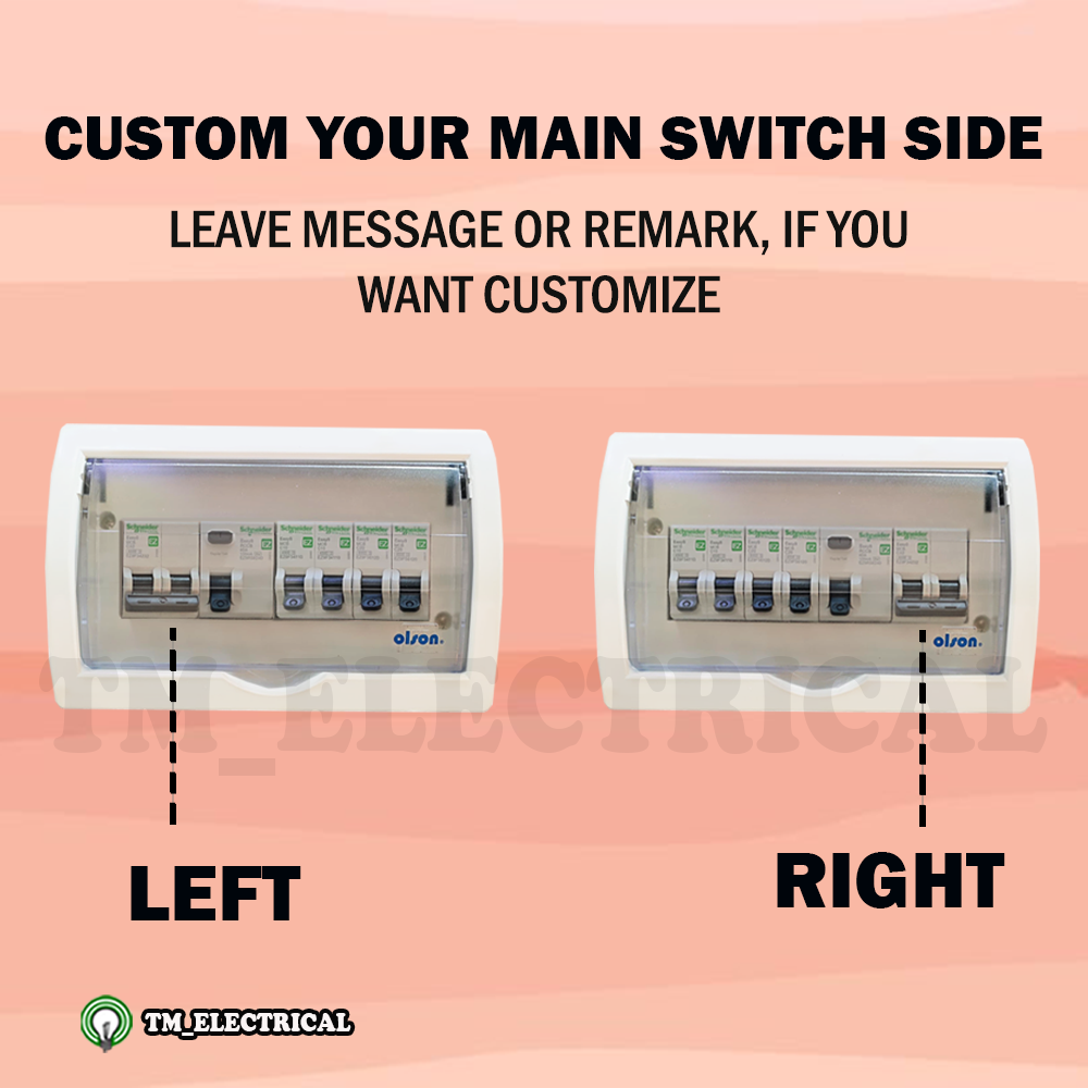 DB BOX FULL COMPLETE SET SINGLE / THREE PHASE 40A / 63A RCCB/ELCB 100MA ...