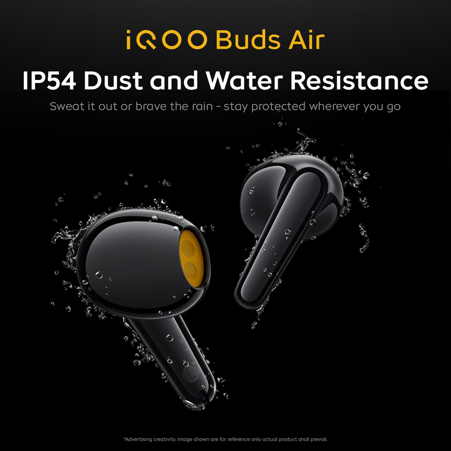 iQOO Buds Air 50-Hour Ultra-Long Battery Life 3.6g Ultra-Light Fit 88ms Low Gaming Latency AI ...