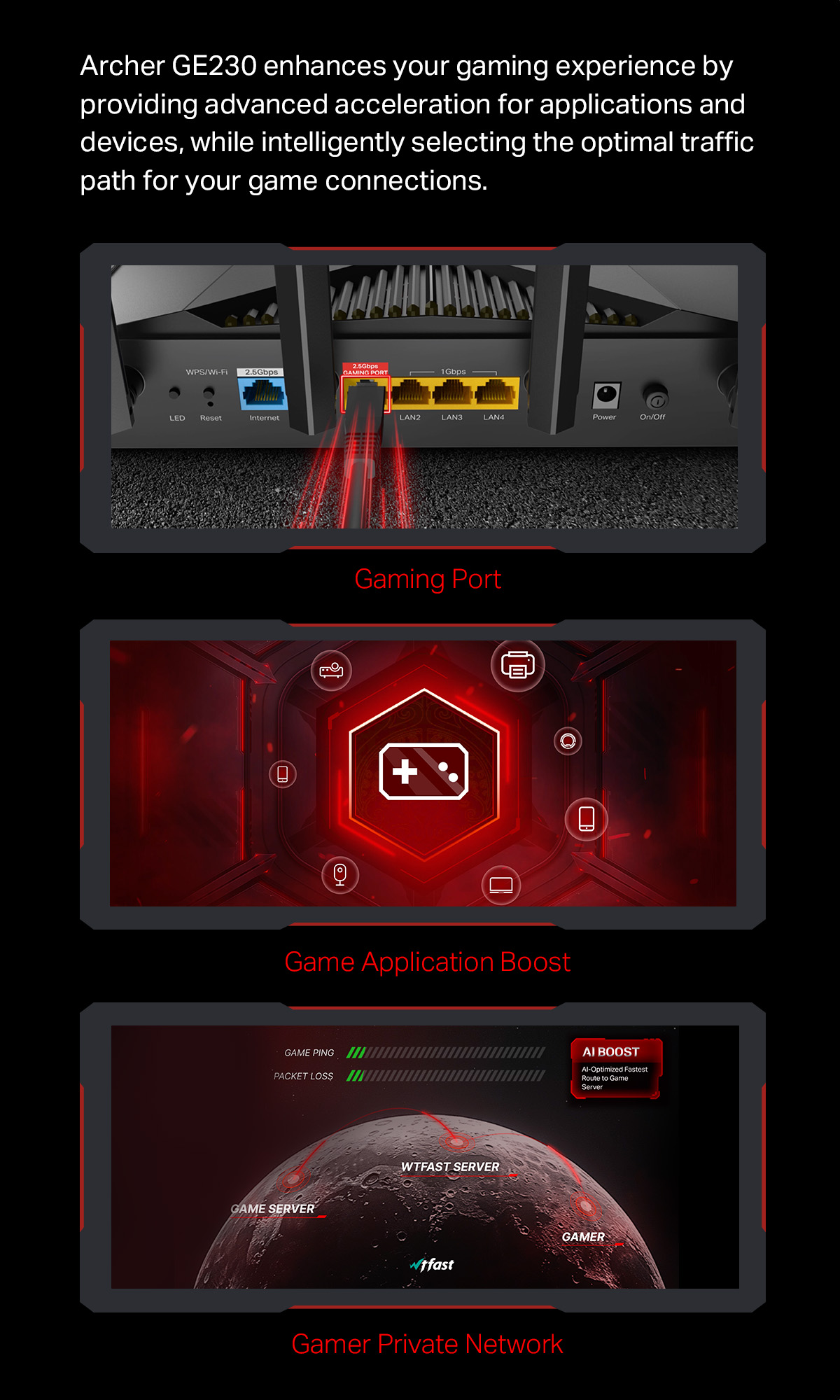 TP-Link WiFi 7 Gaming Router Archer GE230 / BE230 | BE3600 | 2.5G Ports ...