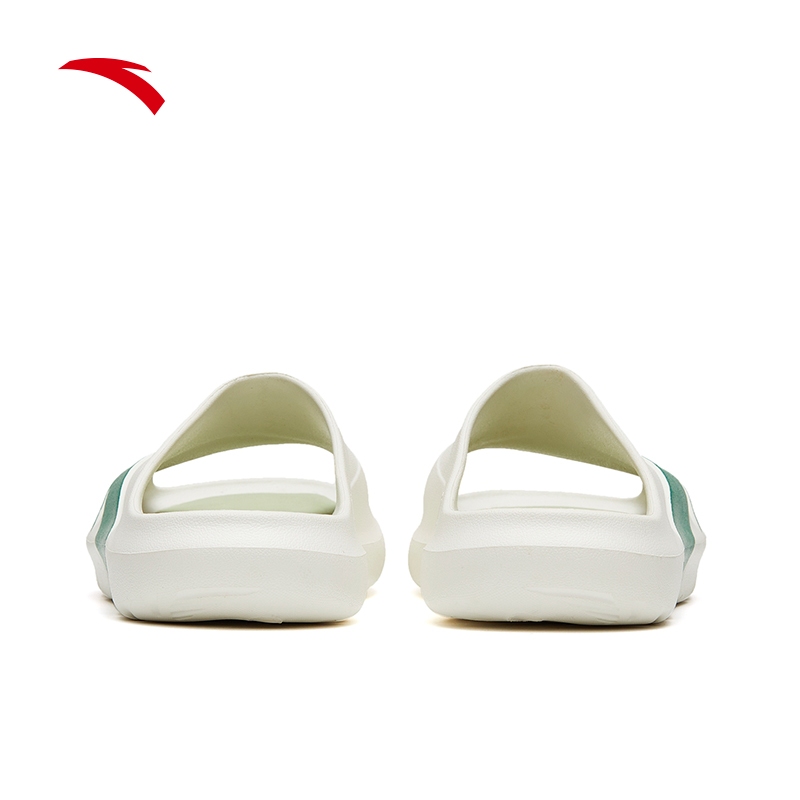 ANTA Men SLIDES Beach Slipper Non-Slip 1123E8511-5 White/Green/Green ...