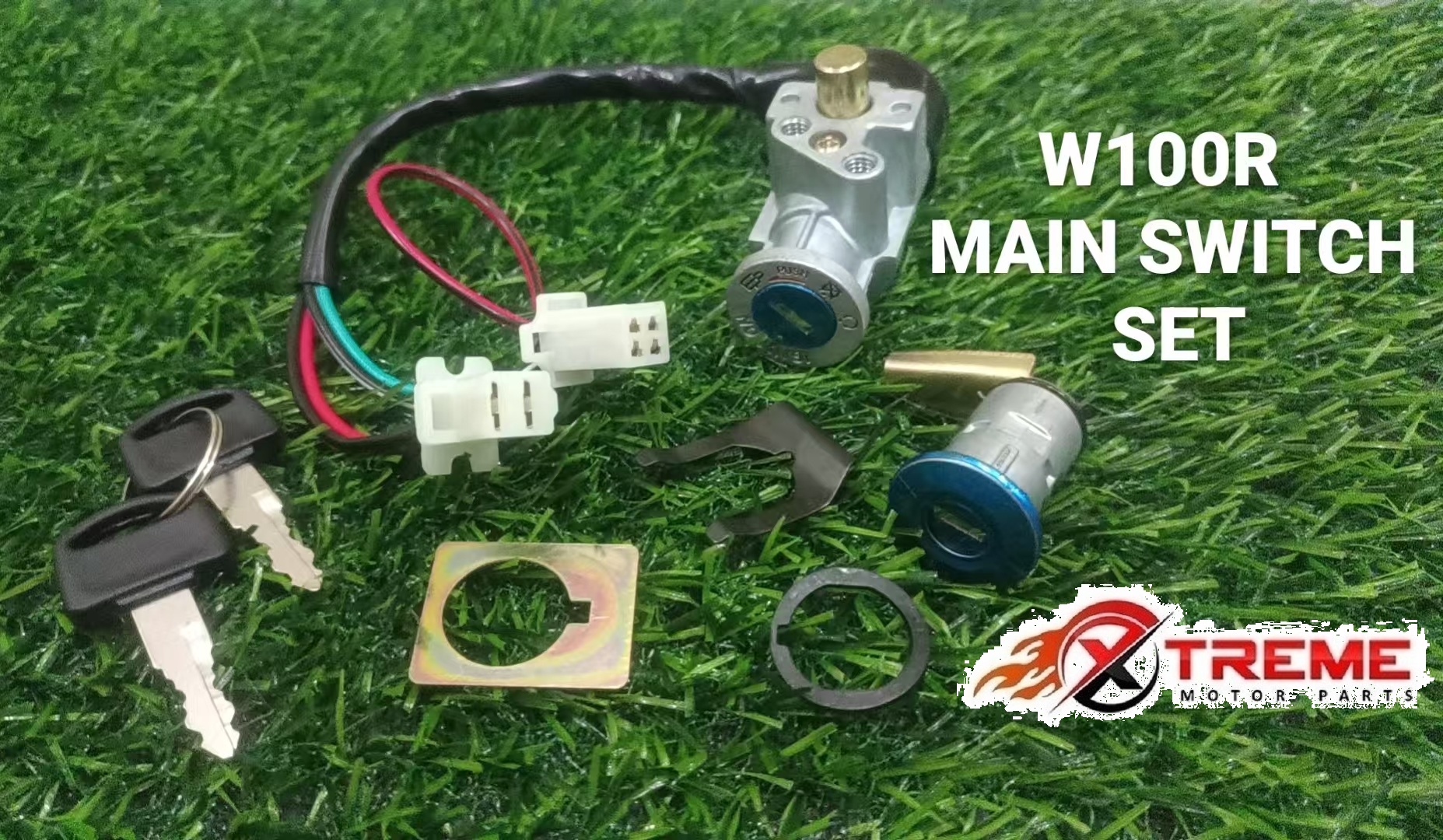 MAIN SWITCH SET HONDA W100 R WAVE100 R MAIN SWITCH & SEAT LOCK COMPLETE ...
