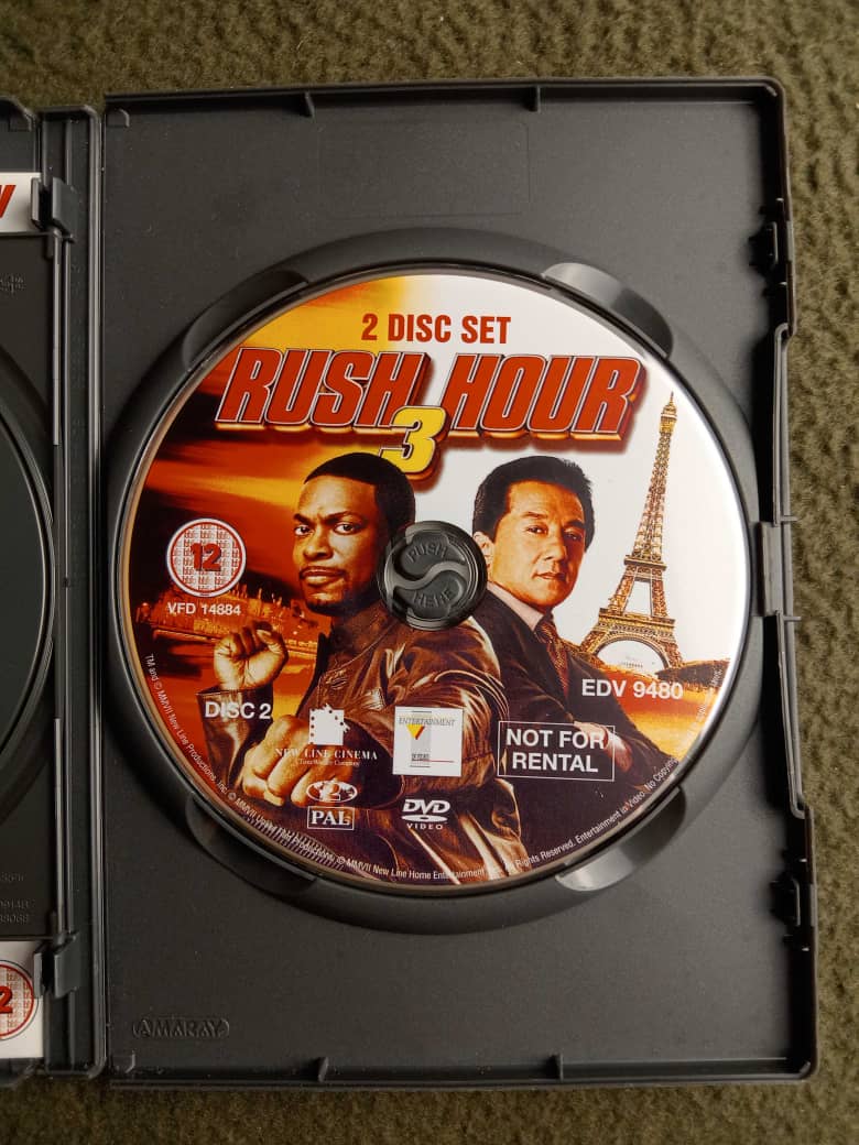 RUSH HOUR 3 DVD MOVIE 2 DISC | Shopee Malaysia
