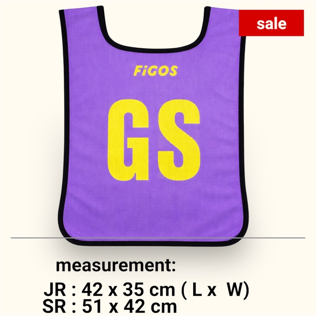ORIGINAL NETBALL BIB BY FIGOS/GOOD QUALITY/FOR JUNIOR SENIOR/ | Shopee ...