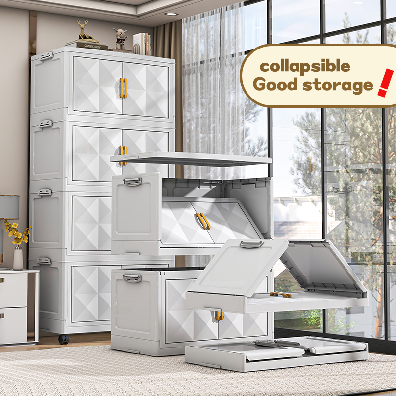 【StoreSmart】Foldable storage cabinet diamond pattern storage cabinet ...