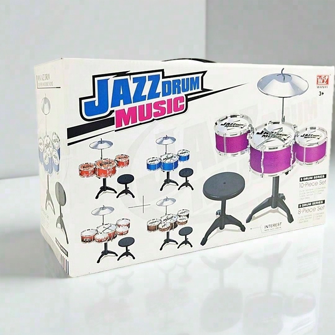 🔥5 Drums🔥 Trendy Jazz SW777 Mini BIG Children 5 Drums Drum Set Kids ...