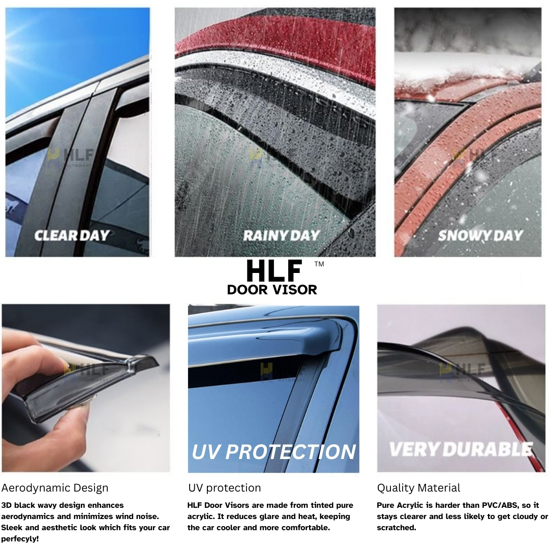 HLF Door Visor for GWM Haval H6 HEV 2024 - 2026 | Aerodynamic Design ...