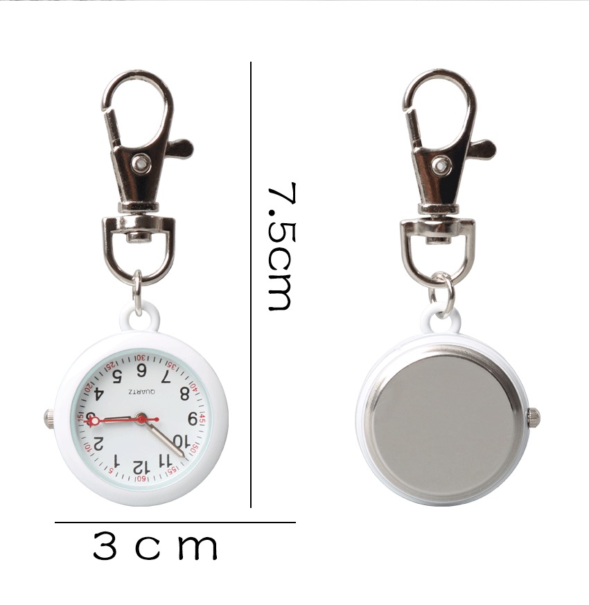 Nurse watch Hospital Nurse Watch Pendant Keychain Jam Jururawat Unisex ...