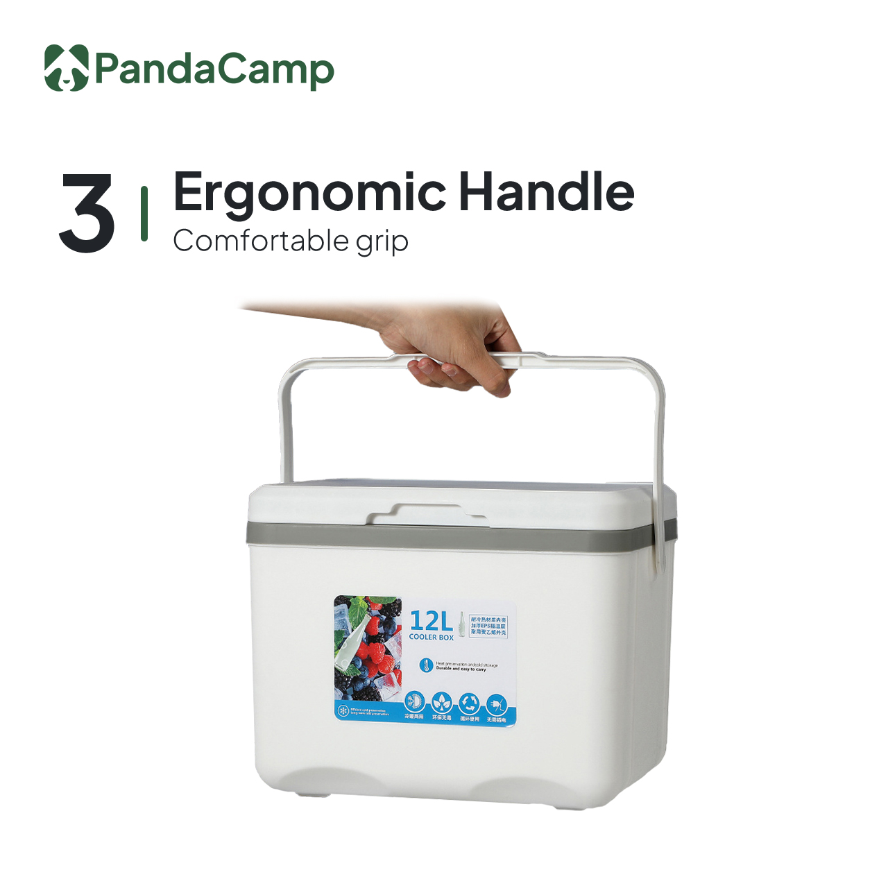 Outdoor Insulated Cooler Box Ice Box Camping Fishing Kotak Ais Tahan ...