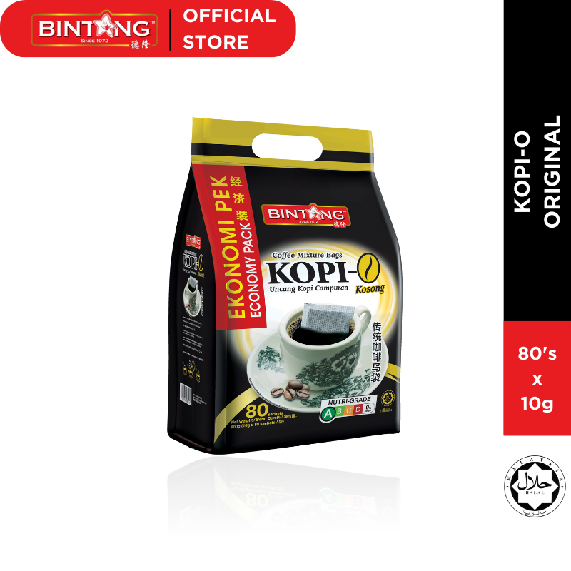 [BEST SELLER] BINTANG KOPI O BAG ORIGINAL (economy pack) 10g x 80's ...
