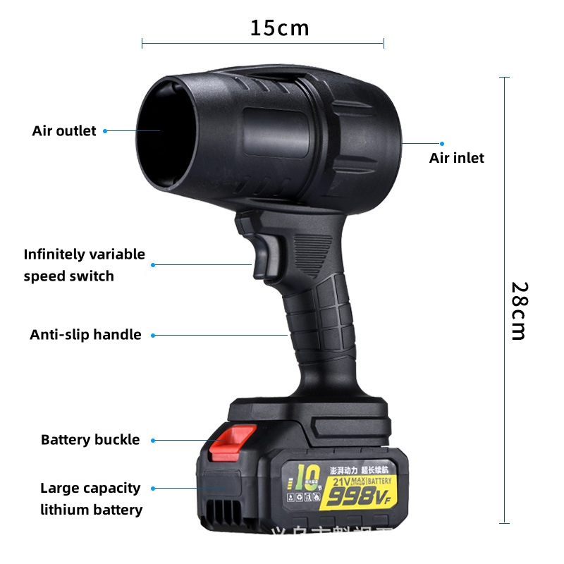 【Ready Stock】21V Ultra-Violent Fan High-Speed Turbo Violent Fan Air ...