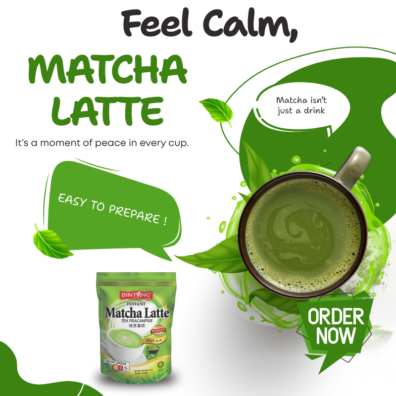 BINTANG MATCHA LATTE 30g x 12's | Shopee Malaysia