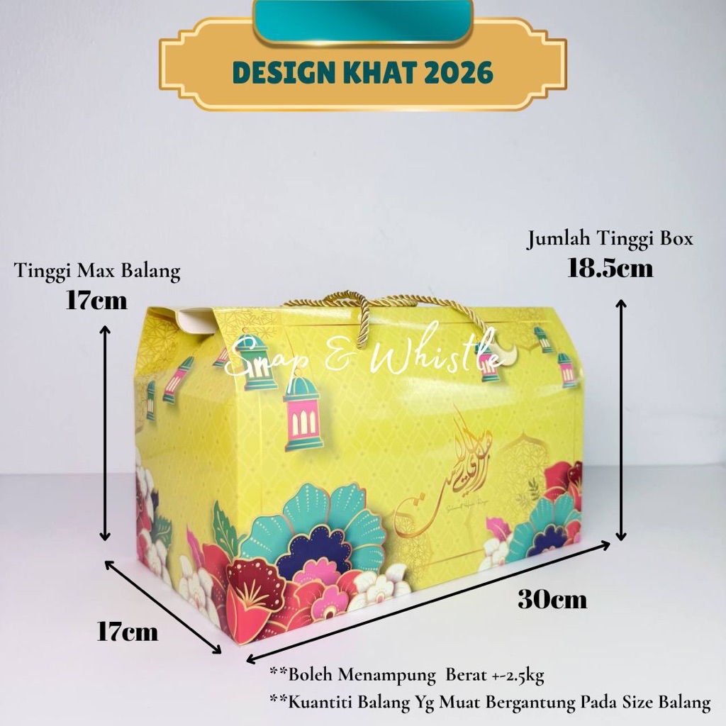 [NEW] BIG SIZE Hari Raya Gift Box Kotak Kuih Raya Aidiladha Packaging ...