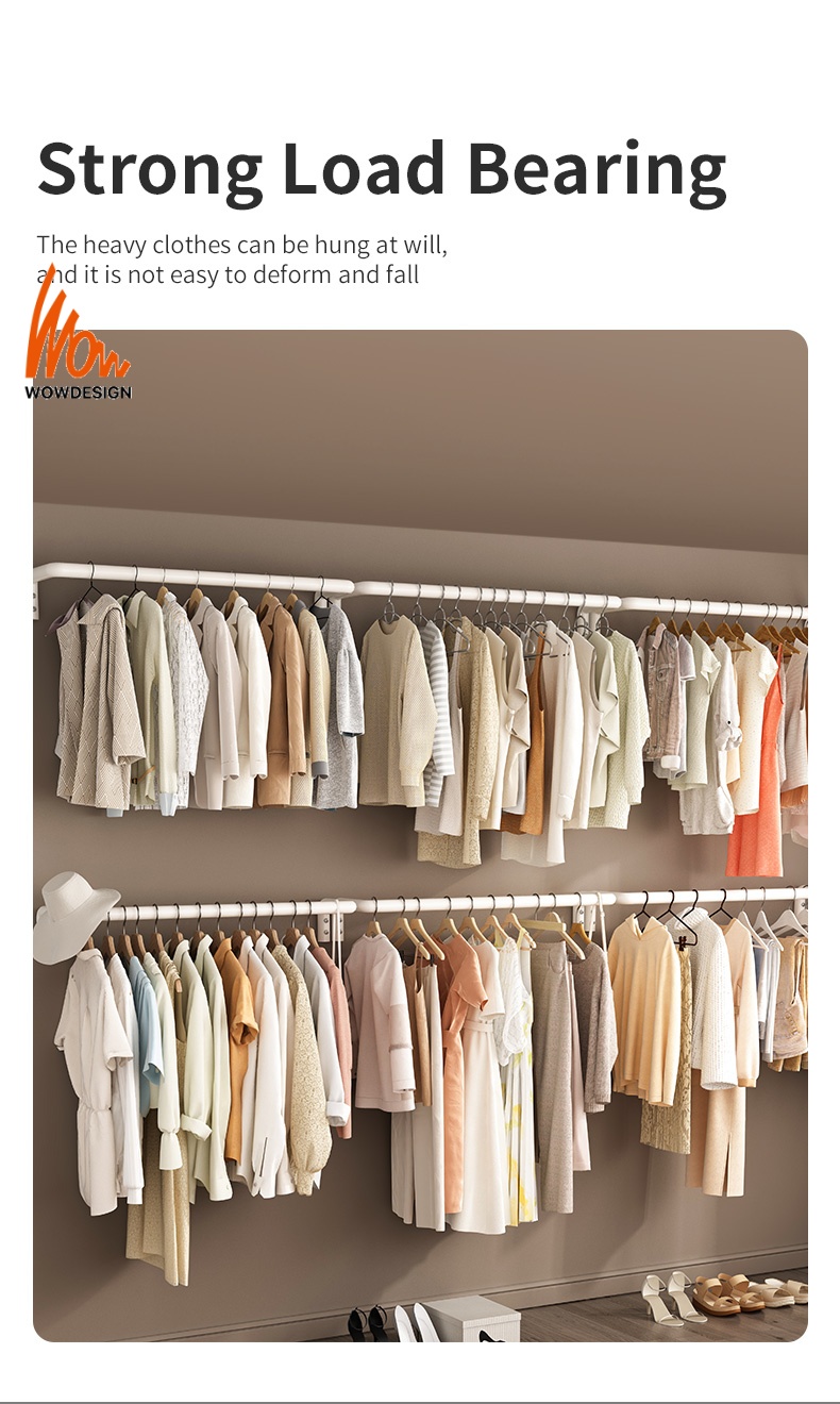 Besi Gantung Baju Cloth Rack Wall Hanger Besi Gantung Baju Clothes ...