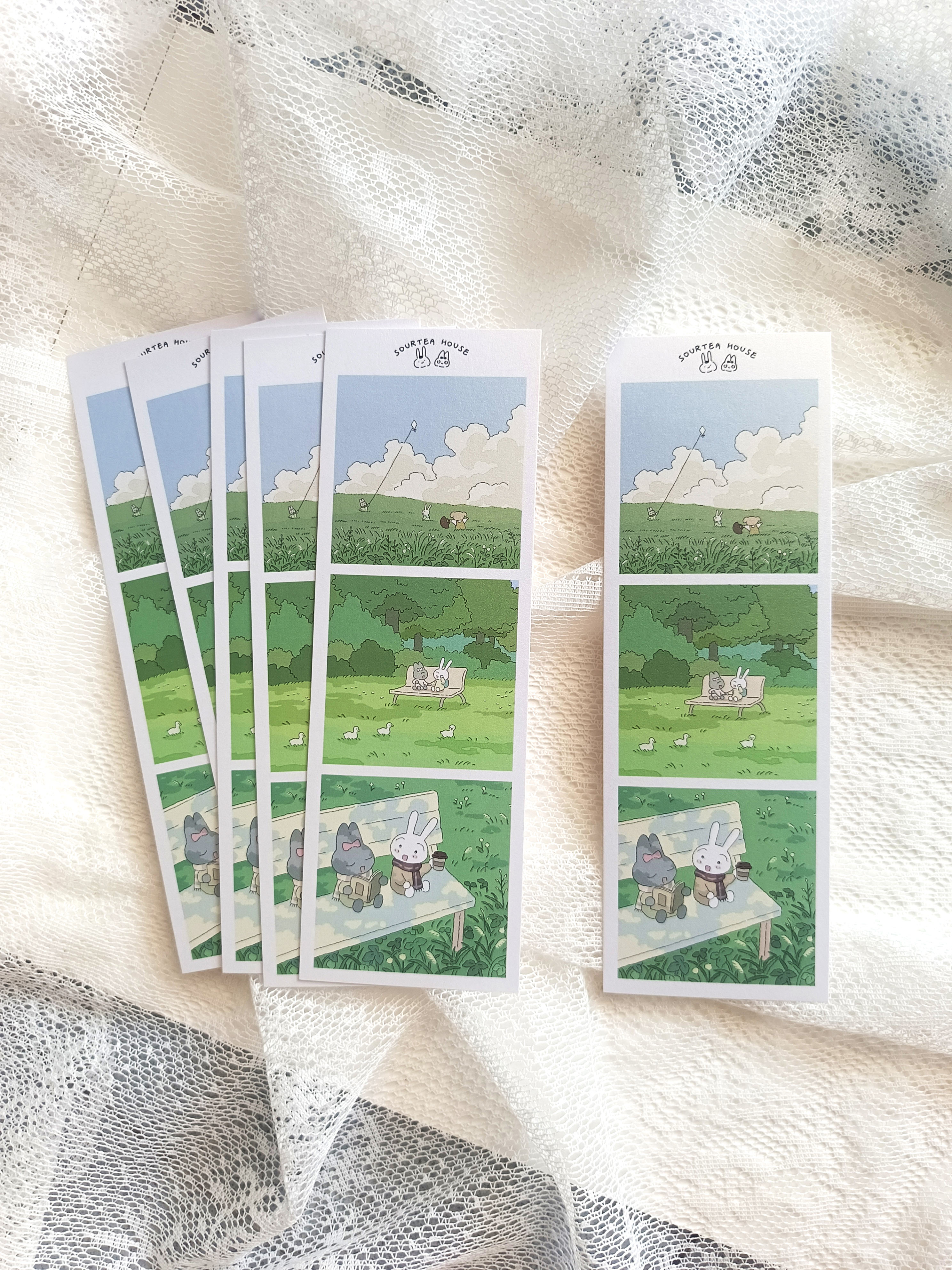 Collective bookmark mini art print, sourteahouse | Shopee Malaysia