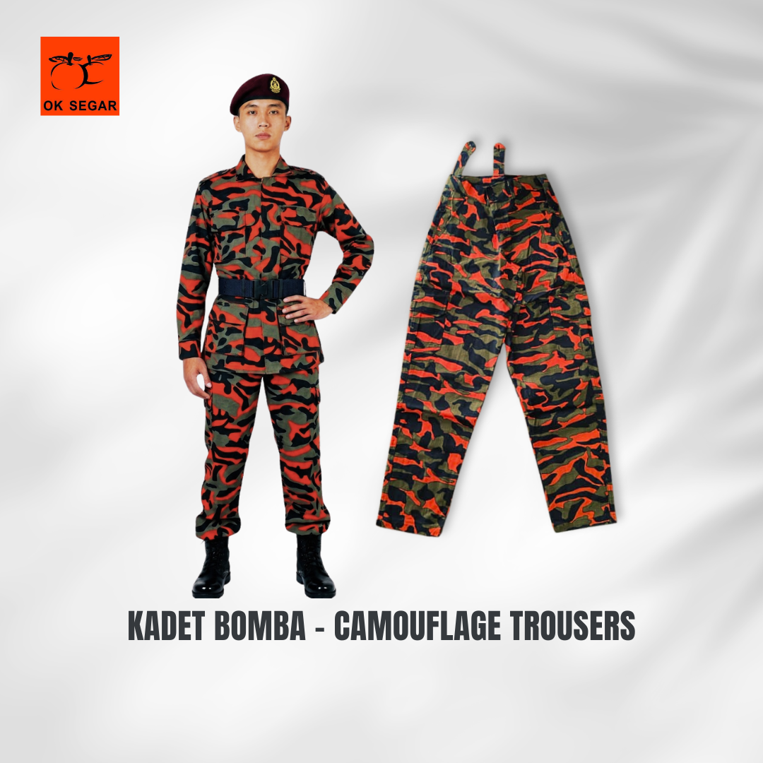 Kadet Bomba Long Pants (Celoreng) Size 24-50 | Shopee Malaysia