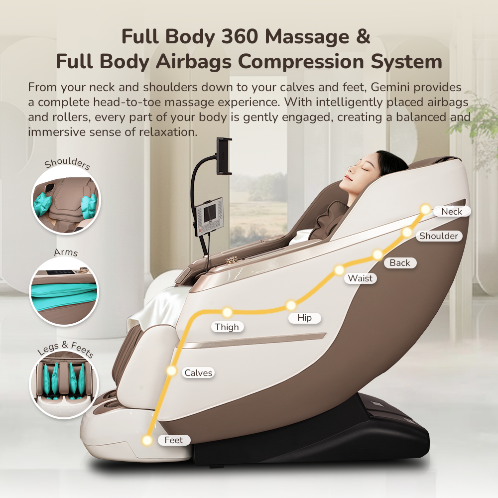 [NEW ARRIVAL] Zero Healthcare Massage Chair Gemini Ai Flexi Stretch AI ...