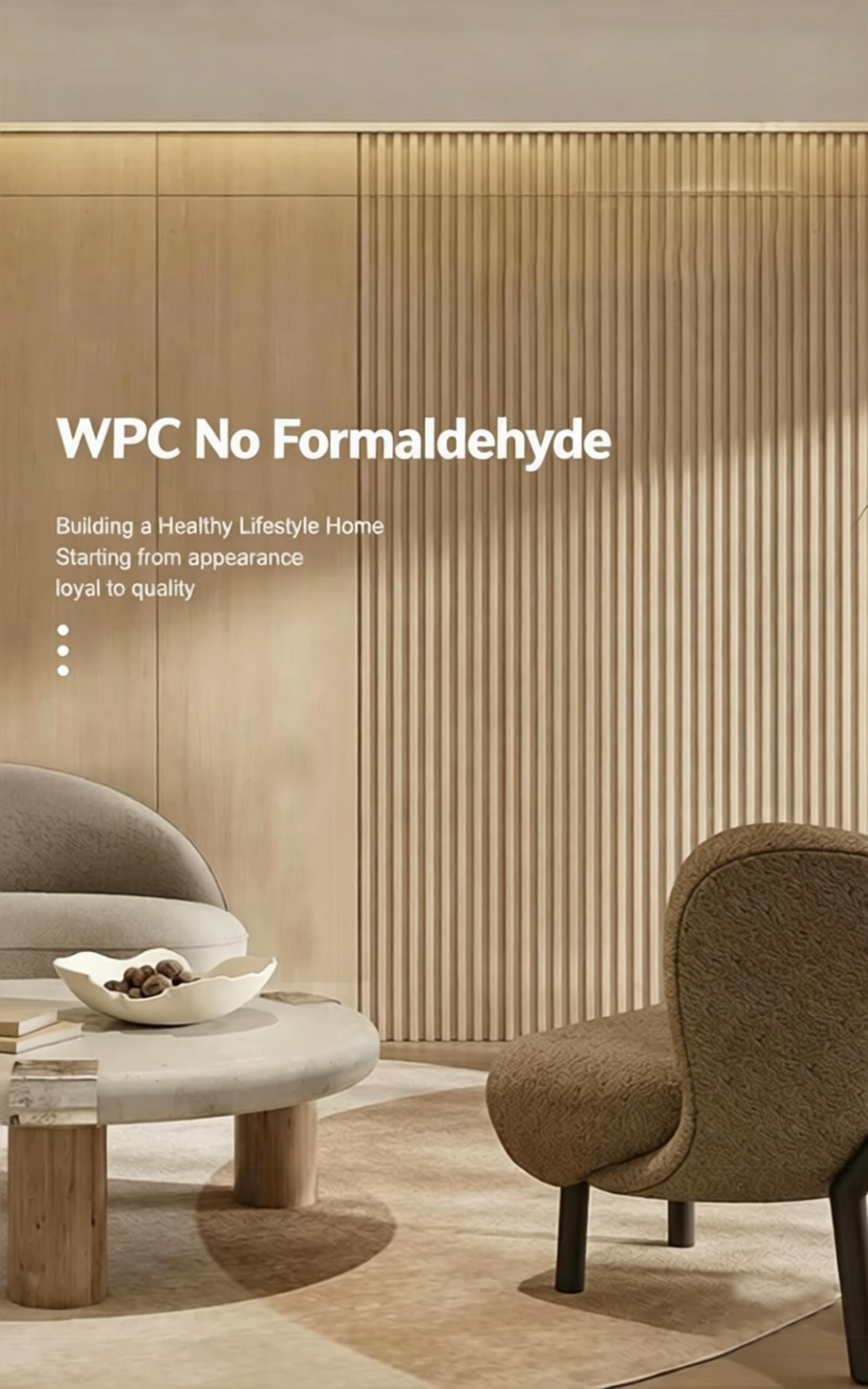 【20 PCS】WPC fluted wall panel 9.5ft grooved panels and composite wood ...