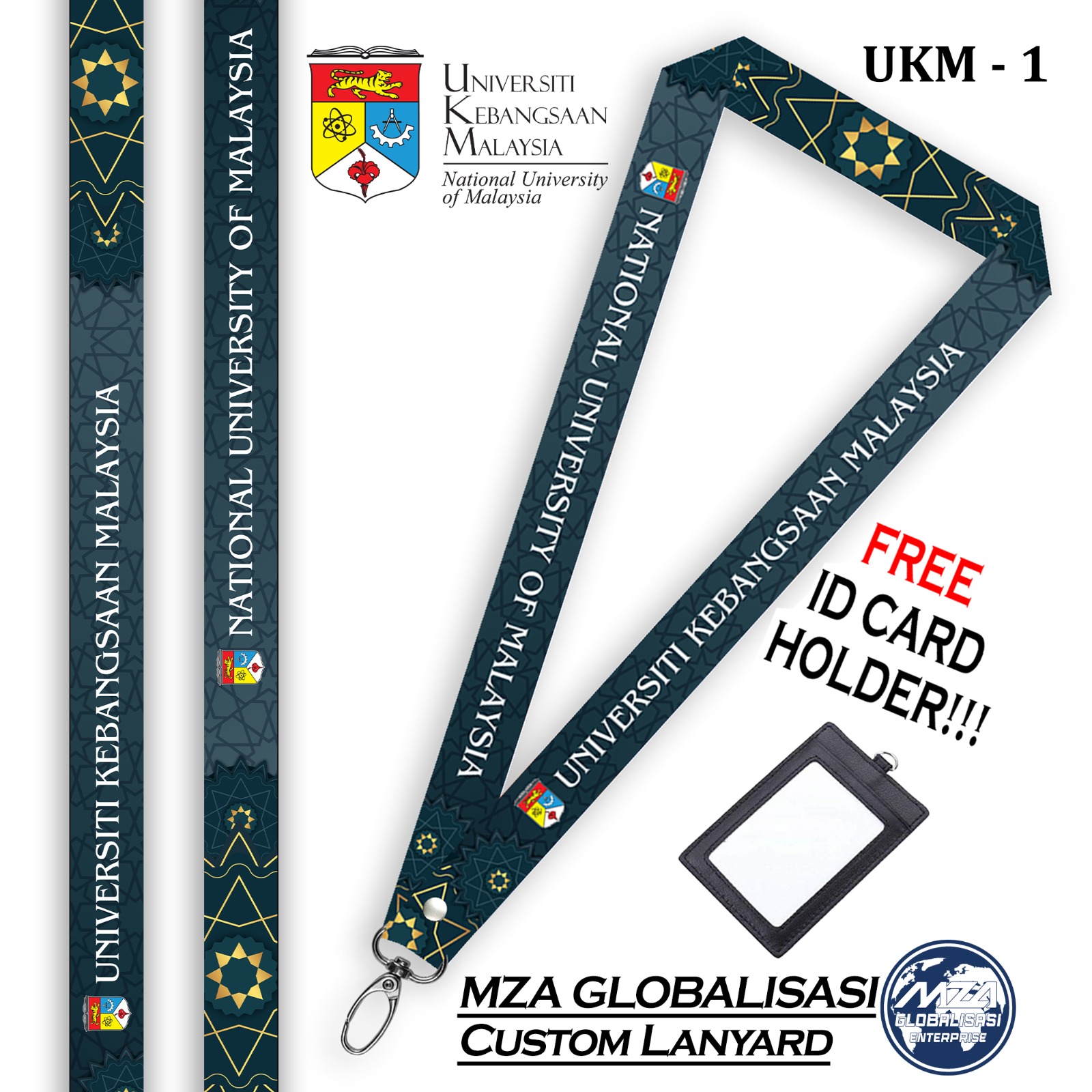 [ Ready Stock ] 3 DESIGN UKM UNIVERSITI KEBANGSAAN MALAYSIA LANYARD ...