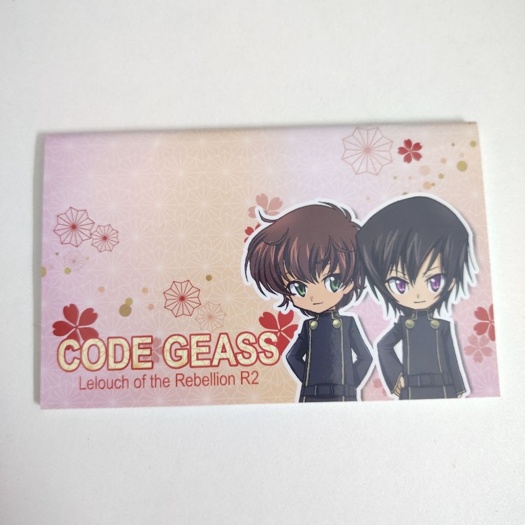 Code Geass official merch schedule book weekly planner memo notebook ...