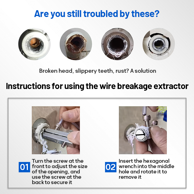 Screw Extractor Kit Powerful Claw Broken Screw Extractor Removing ...