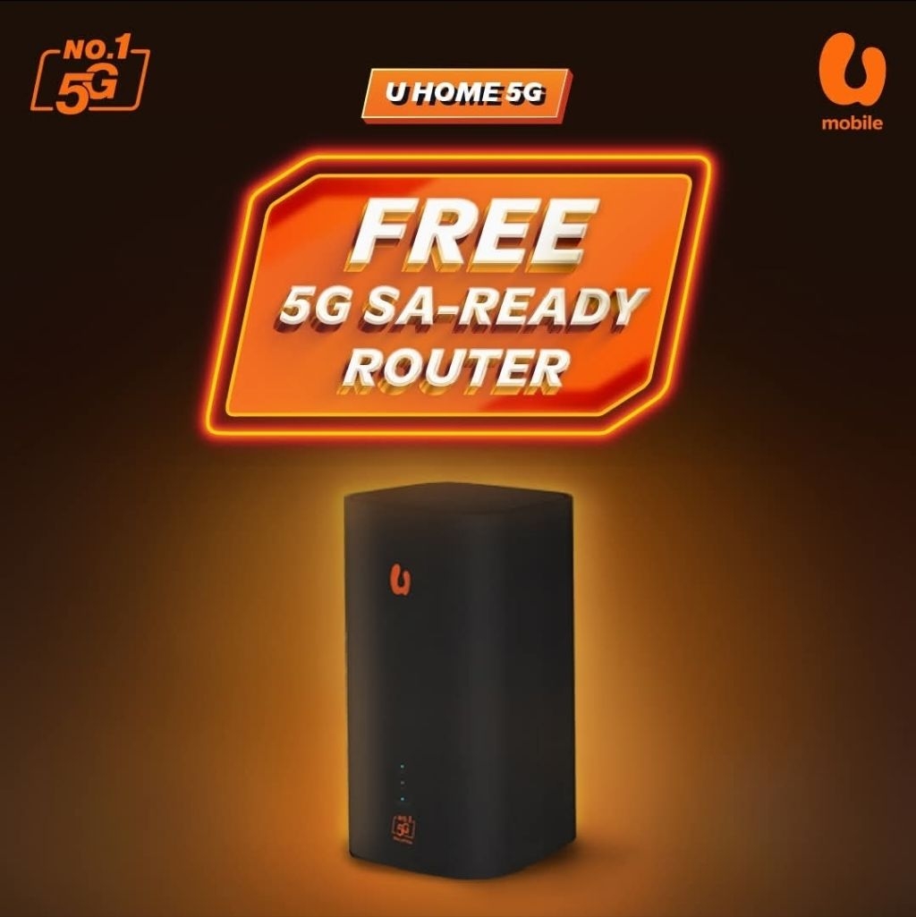 UMOBILE - U HOME 5G FREE ROUTER- RM68/Mth-no register no Router ...