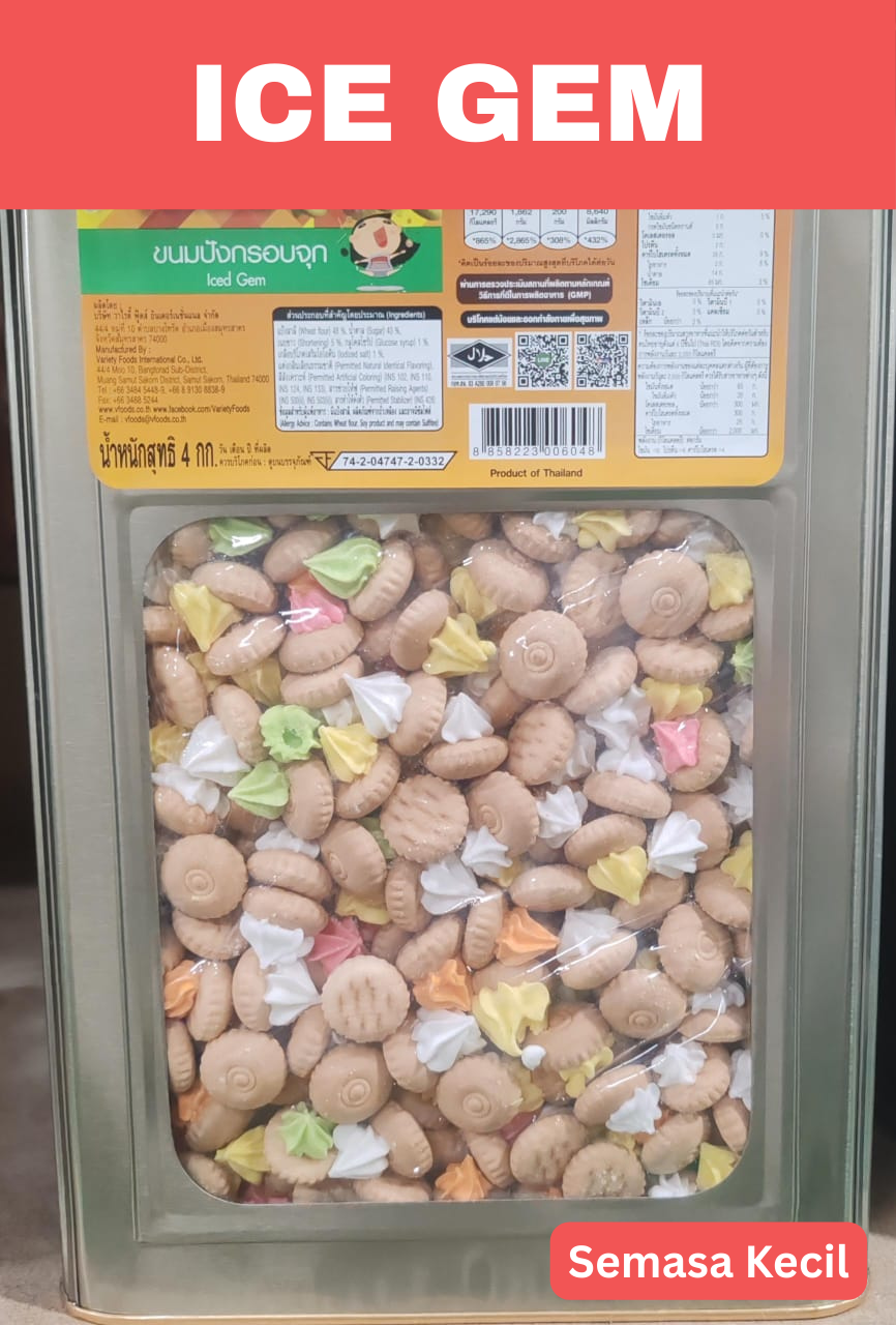 Ais Gem [Tin Biscut] Semasa Kecil ICE GEM Biskut Nostalgia Kanak-Kanak ...