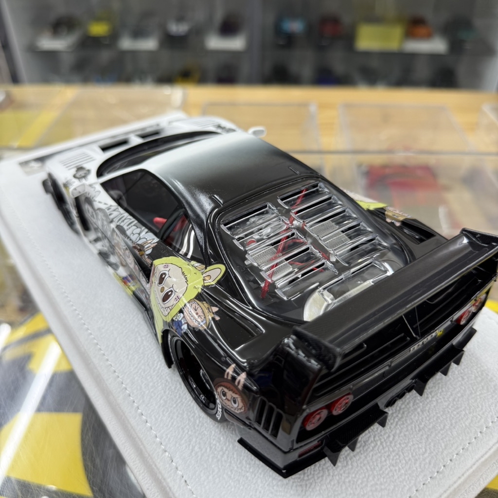 BBA Diecast 1:18 Scale Ferrari F40 LBWK Labubu Limited Edition 40 Unit ...