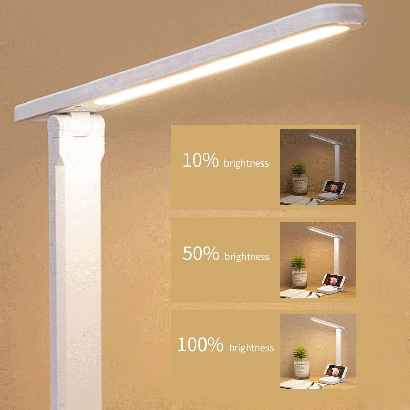 Dimmable Table Lamp Level 3 Touch Dimmable Eye Protection LED Table ...