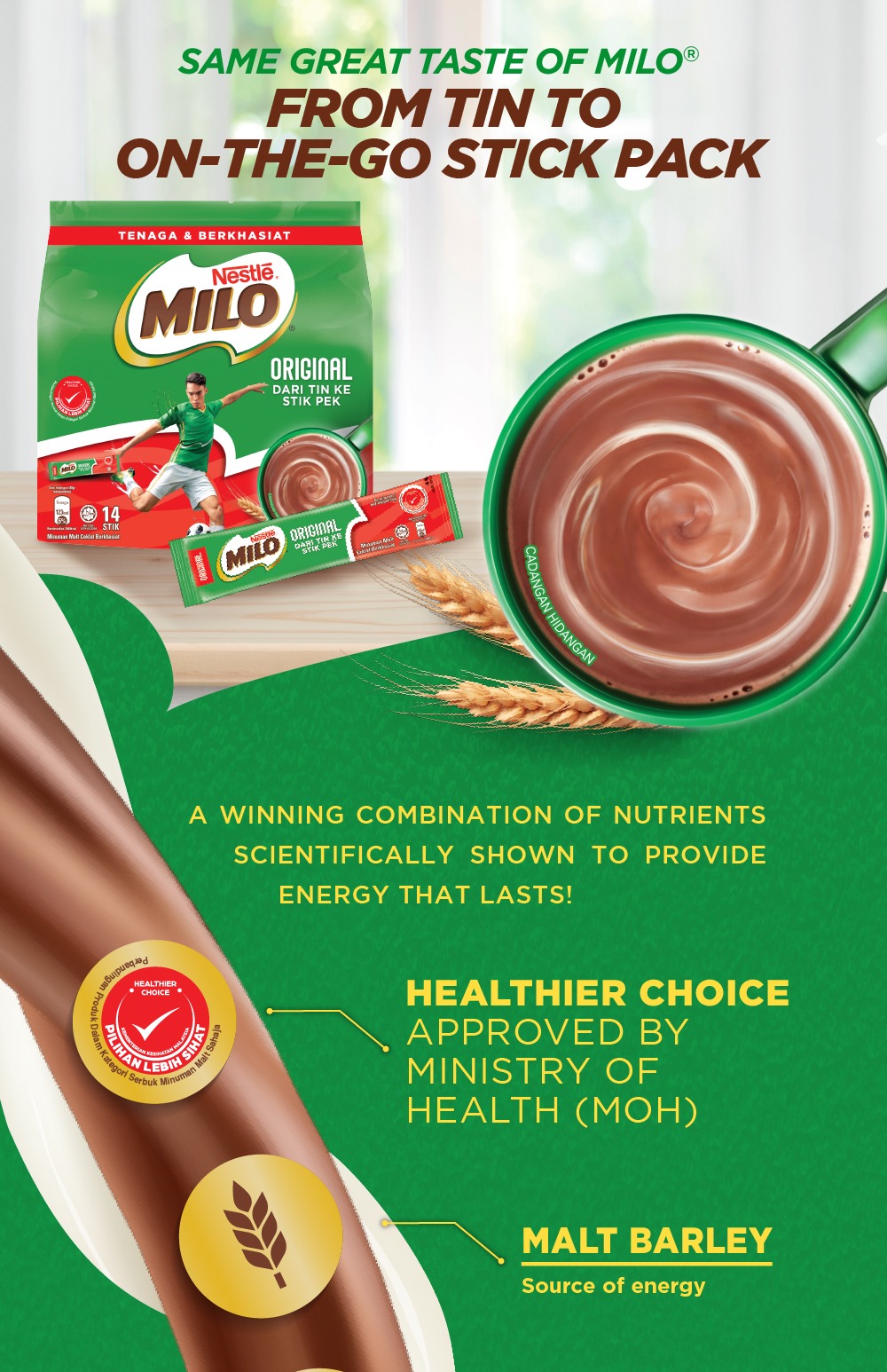 MILO Original ACT-GO 30g x 14s (Halal) | Shopee Malaysia