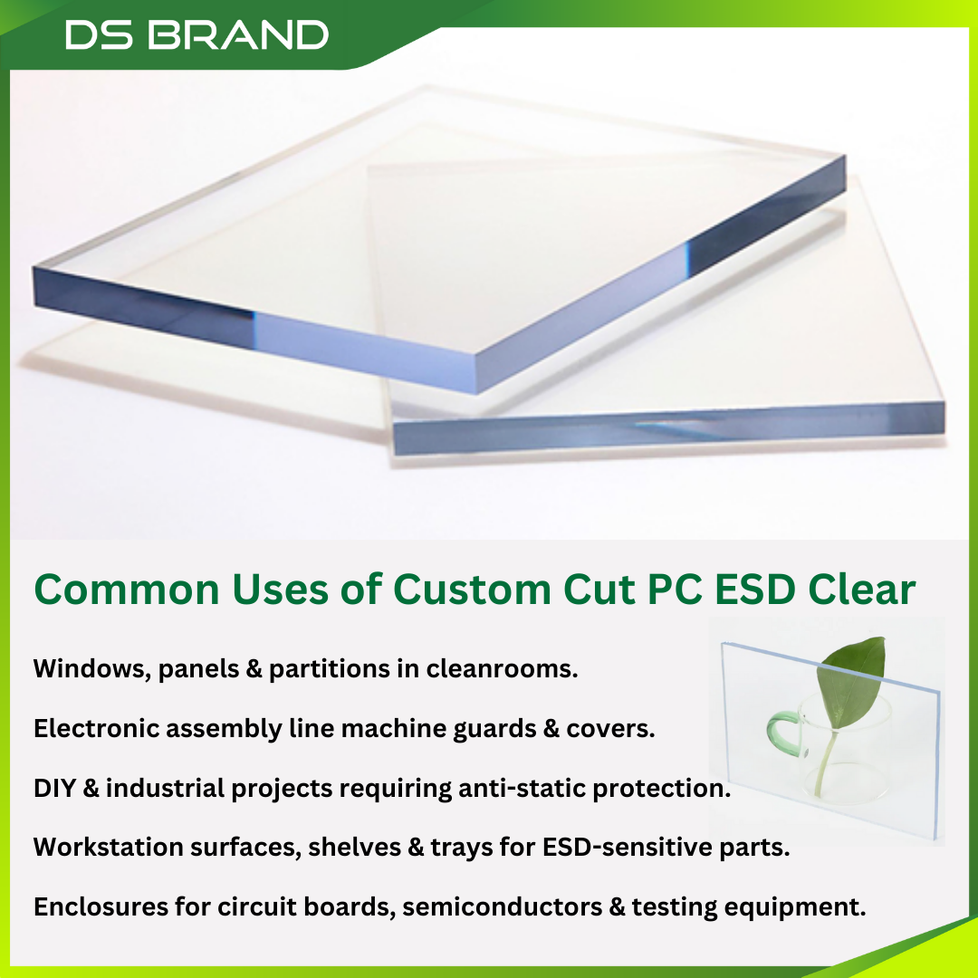 PC ESD / ESD Polycarbonate / Custom Cut-To-Size / DS Brand | Shopee ...