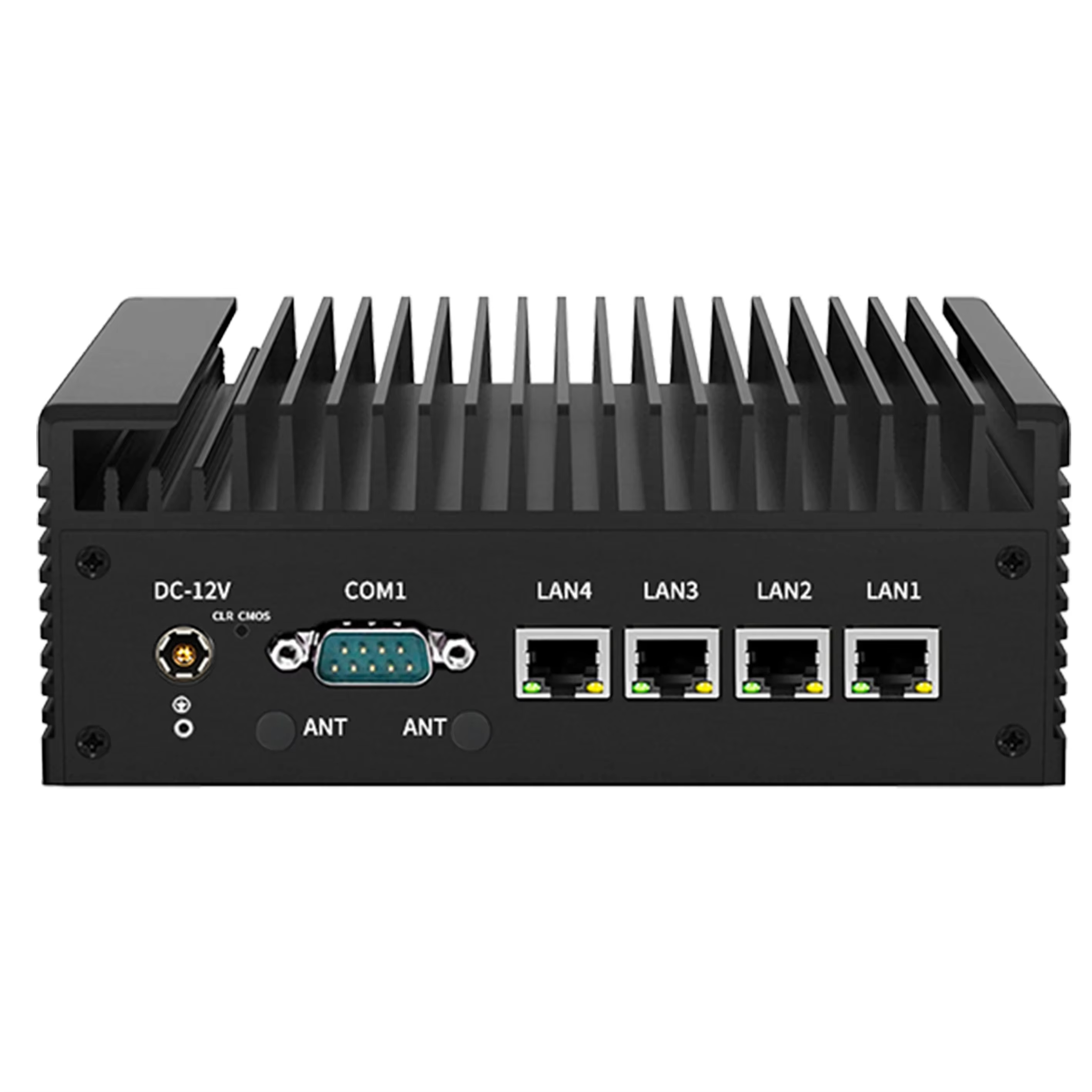 Fanless Firewall Mini PC 12th Gen N100 Soft Router 4x i226-V 2.5G DDR5 ...