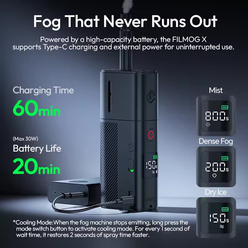 Ulanzi FM02 FILMOG X Fog Smoke Machine | Shopee Malaysia