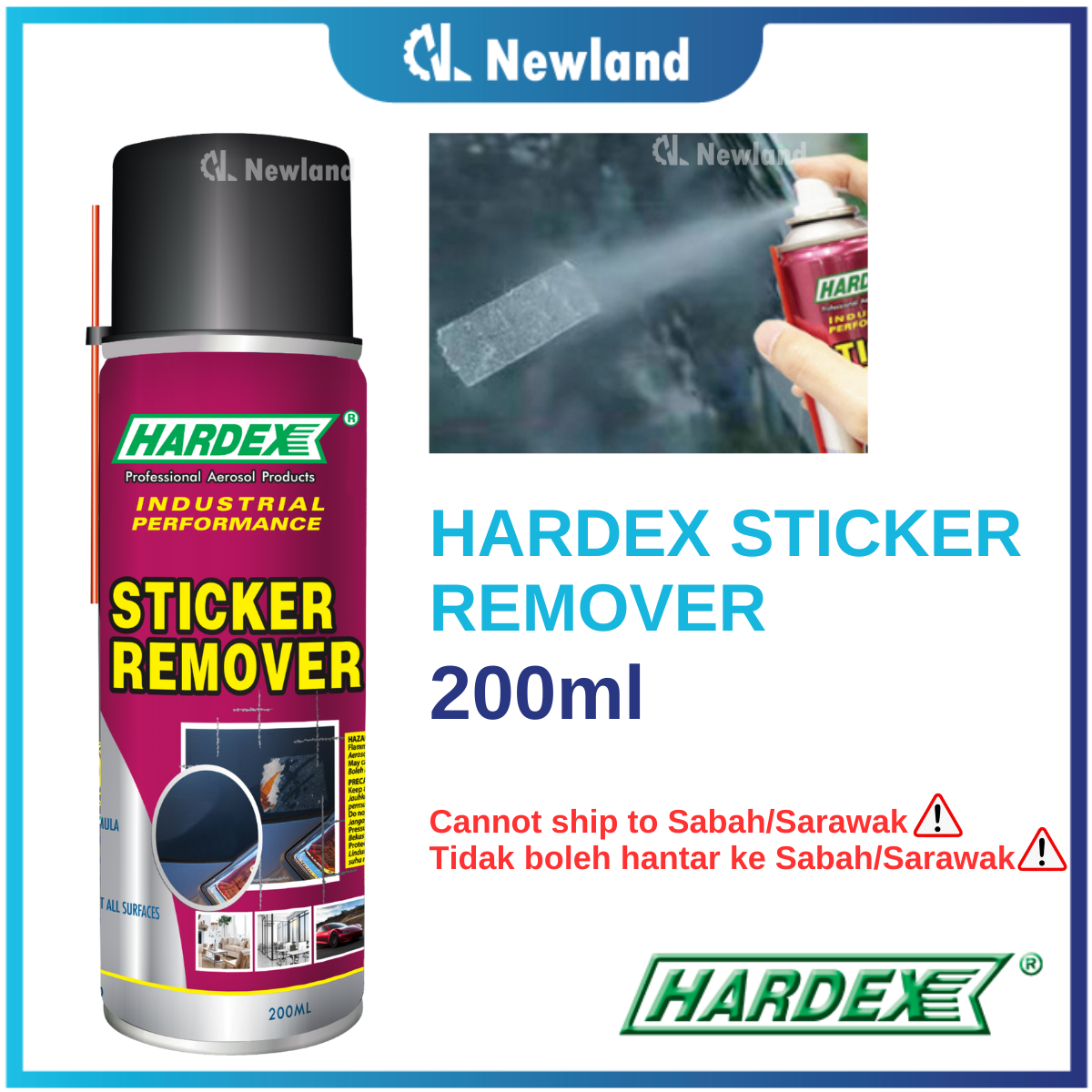 Hardex Sticker Remover Spray (200ml) | Shopee Malaysia